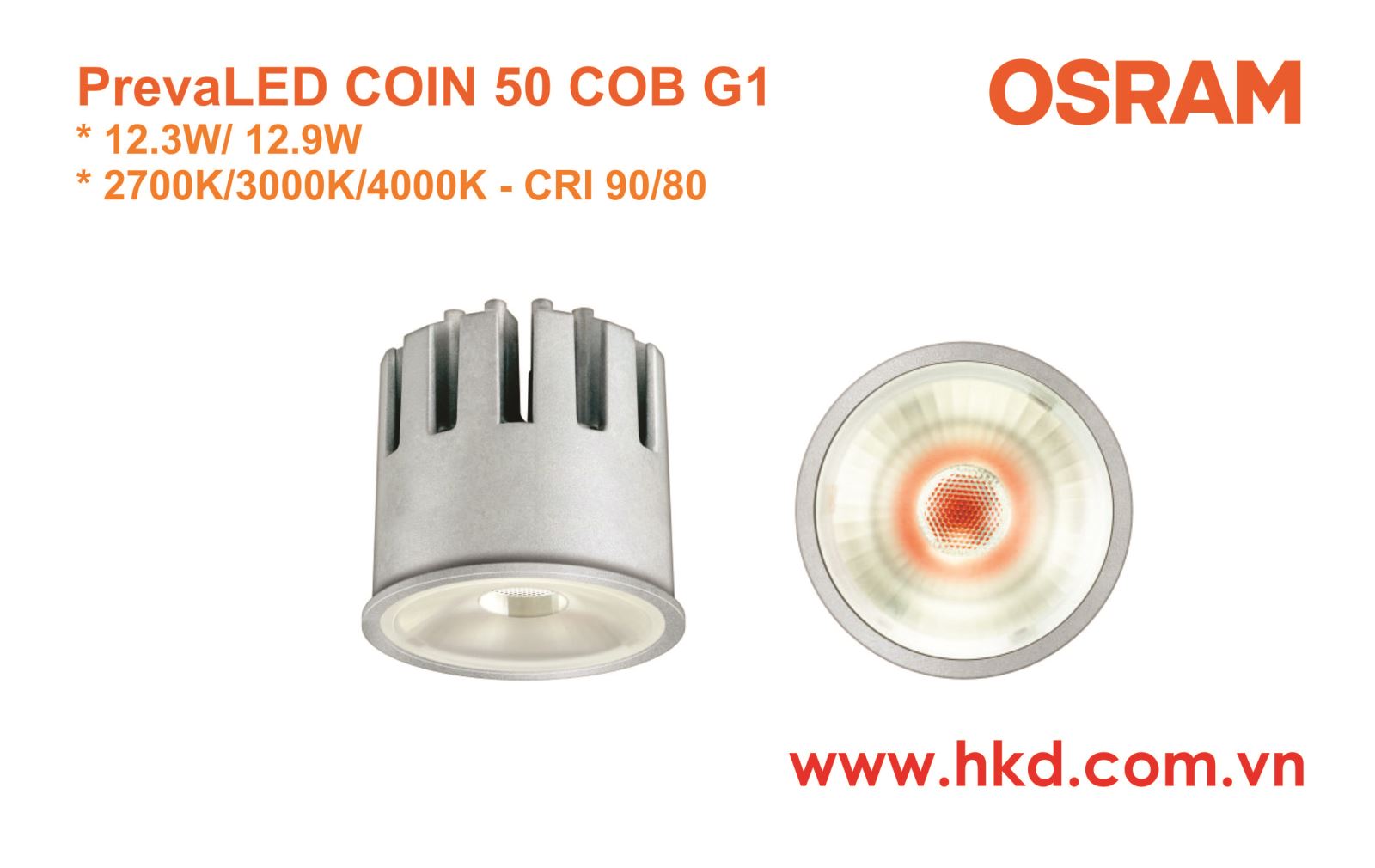 PrevaLED COIN 50 COB G1 OSRAM